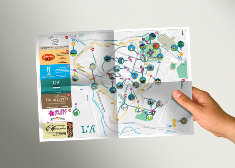 MAPPA TURISTICA DELL’AQUILA – L'A L'Aquila
