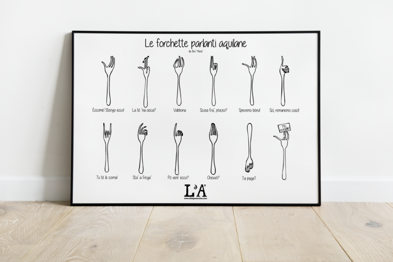 Poster Forchette Aquilane – L'A L'Aquila